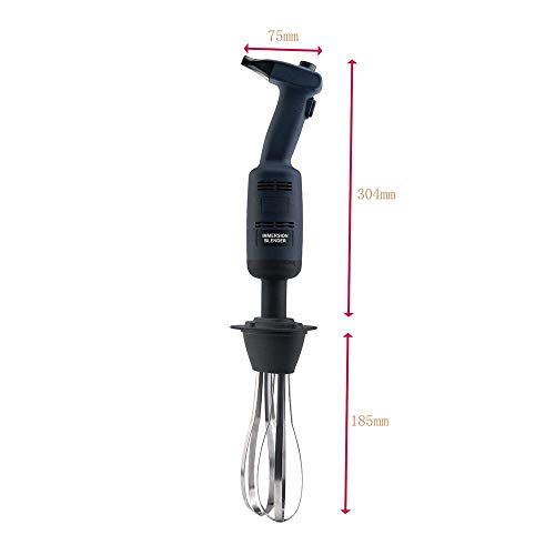 Zz Pro Commercial Heavy-Duty Big Stix Electric 220W Immersion Blender With 7-Inch Whisk(MW220W7)