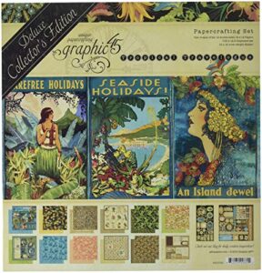 graphic 45 tropical travelogue - deluxe collectors edition