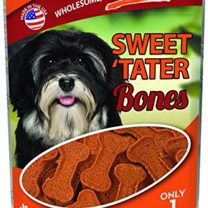 Carolina Prime Pet 45281 Sweet Tater Bone Treat For Dogs ( 1 Pouch), One Size