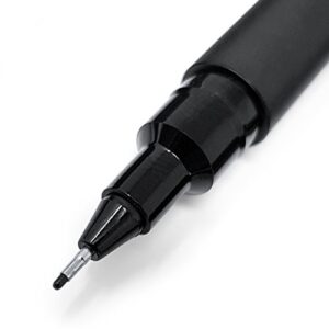 Uni Pin Fineliner Drawing Pen - Sketching Set of 8-0.1mm / 0.5mm - Black, Dark Gray, Light Gray, and Sepia