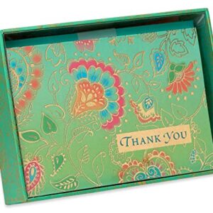 Papyrus Thank You Cards with Envelopes, Floral (12-Count)