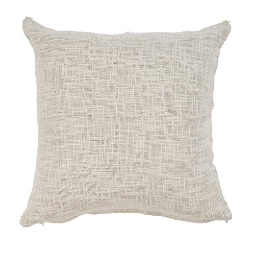 LR Home Raquel Pillow, 1 Count (Pack of 1), Ivory