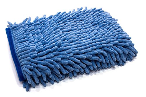 [Zero Cuff] Microfiber Wash Mitt (7 in. x 9 in.) 1pack (Blue)