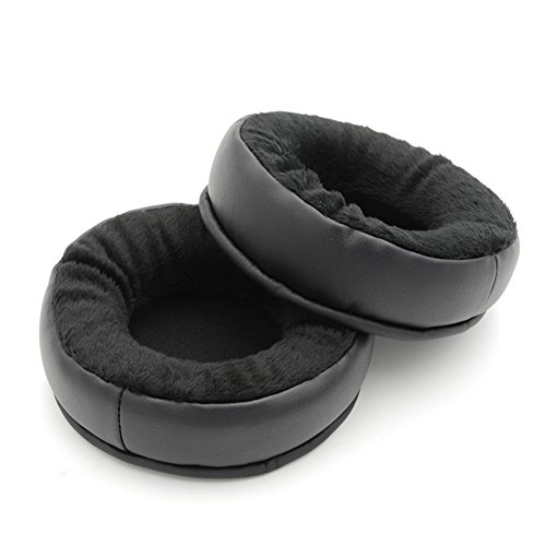 Velour Replacement Earpads Pillow Ear Pads Foam Cushions Cover Compatible with 80mm 85mm 90mm 95mm 100mm 105mm 110mm for Most Around Headphones (95mm)