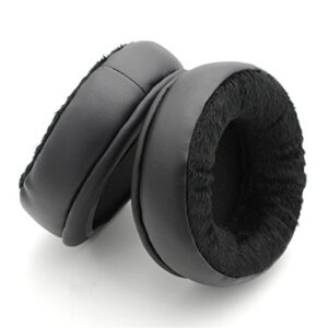 Velour Replacement Earpads Pillow Ear Pads Foam Cushions Cover Compatible with 80mm 85mm 90mm 95mm 100mm 105mm 110mm for Most Around Headphones (95mm)