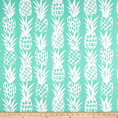 Premier Prints Luxe Outdoor Pineapple SurfsideBasketweave, Fabric by the Yard