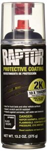 raptor black up4883 bedliner 13.02 oz 2k aerosol, 7d-3 cubic_meters, 400ml