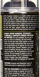 RAPTOR Black UP4883 Bedliner 13.02 Oz 2K Aerosol, 7d-3 Cubic_Meters, 400ml