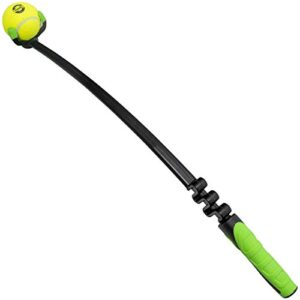 franklin pet supply tennis ball launcher for dogs - dog ball + tennis ball thrower for fetch - perfect toy for large + small dogs