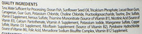 Fussie Cat Premium Canned Grain Free Cat Wet Food - Variety Bundle 4 Flavors Pack with HS Pet Food Bowl (12 Cans) (Tuna & Ocean Fish- Tuna & Salmon - Tuna & Shrimp - Tuna & Chicken) (2.82 Oz)