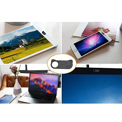 Y-BOX Computer Camera Cover Webcam Cover 0.024inch Ultra Thin for Laptop, Computer, Smartphone, Protect Your Privacy and Security, Strong Adhensive (3pack)