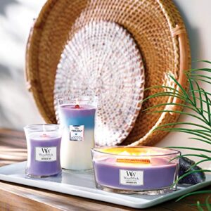 WoodWick Ellipse Scented Candle, Lavender Spa, 16oz | Up to 50 Hours Burn Time