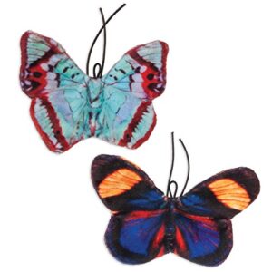 jackson galaxy crinkle flies-butterfly for cats (2 pack)