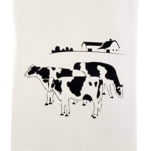 iGifts And Cards Dairy Cows 3D Pop Up Greeting Card - Cattle, Farm, Barn, Grass, Wow, Half-Fold, Happy Birthday, Friendship, Thank You, Father's & Mother's Day, All Occasions, Retirement, Welcome