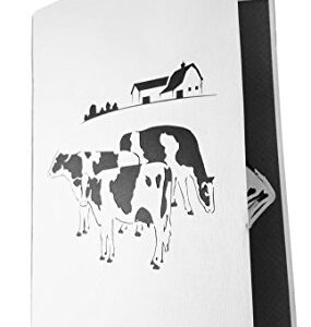 iGifts And Cards Dairy Cows 3D Pop Up Greeting Card - Cattle, Farm, Barn, Grass, Wow, Half-Fold, Happy Birthday, Friendship, Thank You, Father's & Mother's Day, All Occasions, Retirement, Welcome