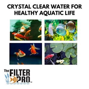 The Filter Pro Filter Sock, 100 Micron, 7" Flange x 16" Long, 10 Pack, Perfect for Aquariums, Made in USA