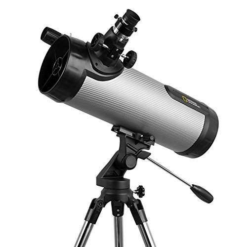 BRESSER National Geographic NT 114CF Silver Carbon Fiber Telescope 80-20114