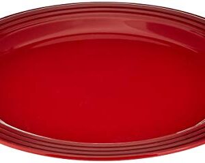 Le Creuset Stoneware Set of 4 Dinner Plates, 10.5" each, Cerise