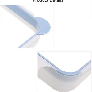 In kds Trash Rack Bin Liners Holder Garbage Bag Hanger for Kitchen Cupboard Tailgate (Blue)