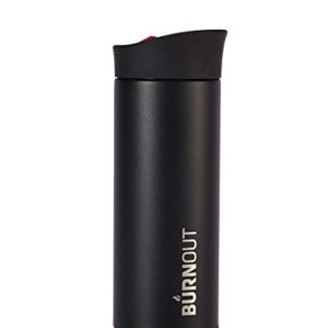 BURNOUT Temperature Regulating Travel Mug 16 oz Black - Drink NOW & HeatZorb Tech