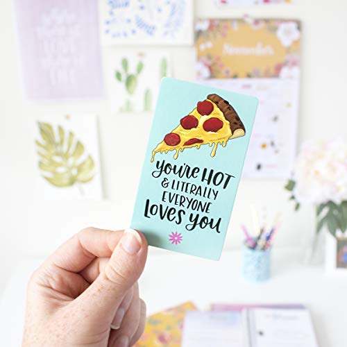 bloom daily planners Love Note Card Deck - Cute Sentimental Quote Cards - Set of Thirty 2" x 3.5" Cards - Assorted Designs