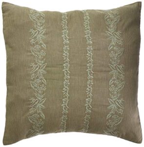 tommy bahama - euro sham, cotton bedding with envelope closure, cozy home decor (nador dark green) 26 x 26