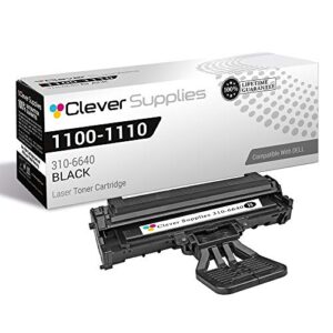 cs compatible toner cartridge replacement for dell 1100 310-6640 black laser 1100 laser 1110