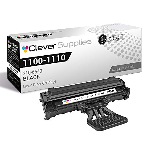 CS Compatible Toner Cartridge Replacement for Dell 1100 310-6640 Black Laser 1100 Laser 1110