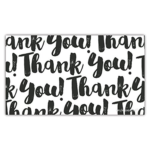 50 Thank You for Your Order Cards - Customer Thank You Cards - Package Insert