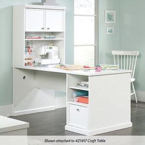 Sauder Craft Pro Series Hutch, White finish