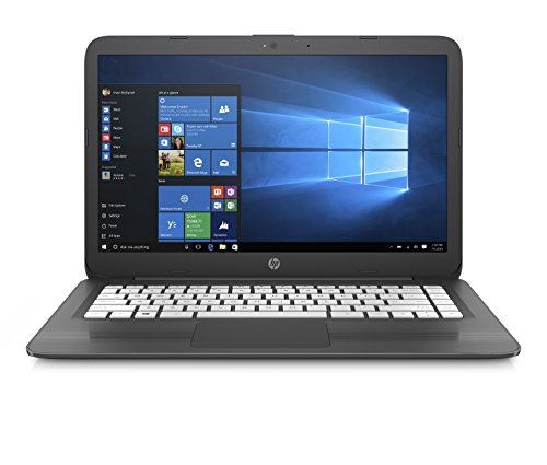 HP Stream 14-inch Laptop, Intel Celeron N4000 Processor, 4 GB RAM, 32 GB eMMC, Windows 10 S with Office 365 Personal for One Year (14-cb130nr, Gray)