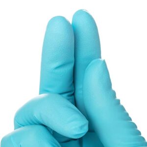 HALYARD Blue Nitrile Exam Gloves, Powder-Free, Non-Sterile, 5.9 mil, 9.5", Blue, Large, 53103 (Box of 100)