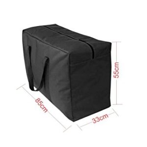 Heavy Duty Storage Bags Waterproof Sturdy 600D Oxford Cloth Space Saving Laundry Bag Garment Closet Storage Organizer Travel Cargo Duffel Jumbo Bags for Bedding Duvets Pillows Clothes or Moving Home