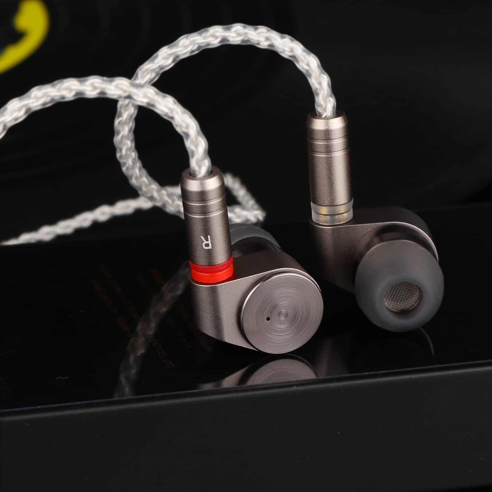 Linsoul TIN Audio T2 HiFi 2DD Double Dynamic Drive in Ear Earphone Bass DJ Metal Headphones, 3.5 mm 2pin