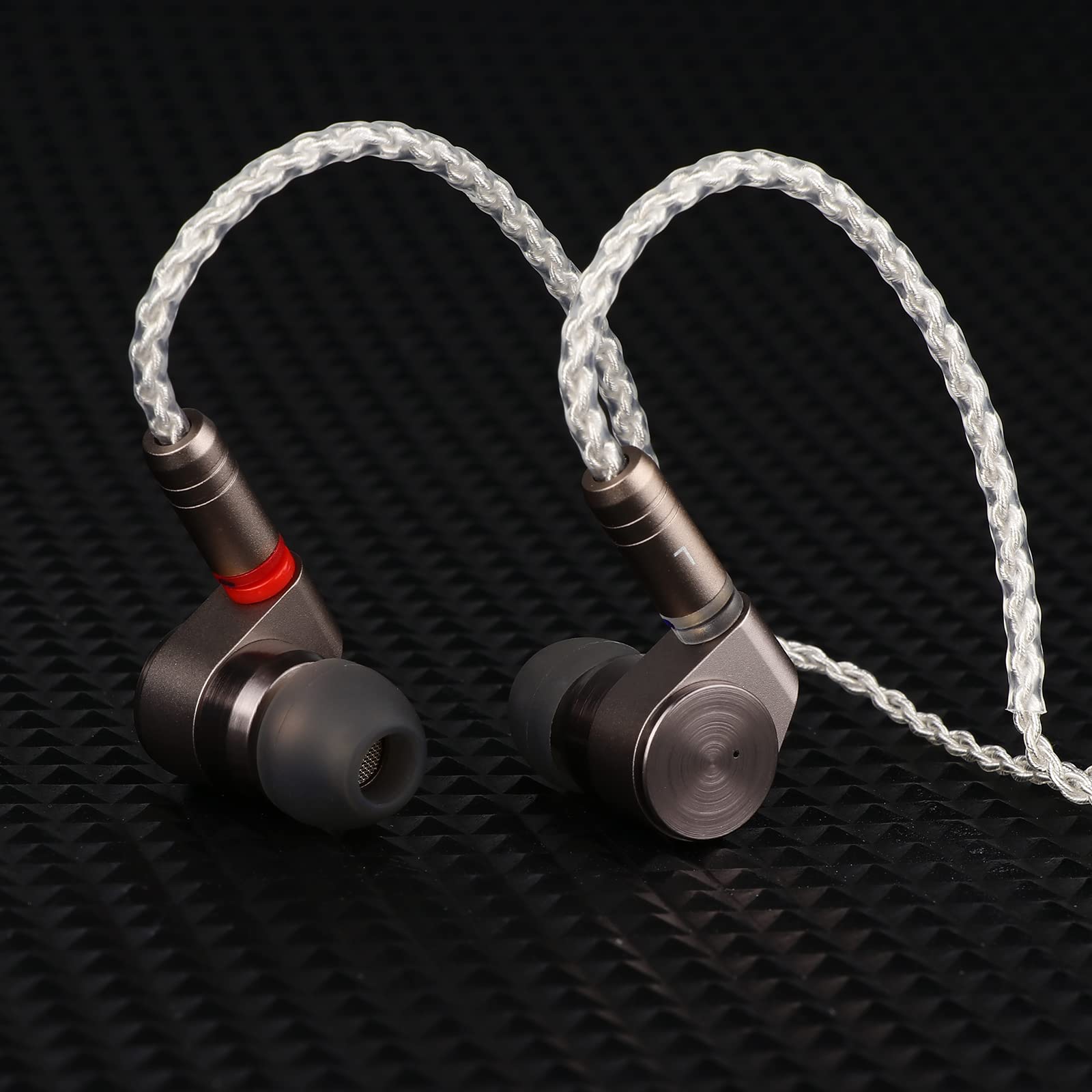 Linsoul TIN Audio T2 HiFi 2DD Double Dynamic Drive in Ear Earphone Bass DJ Metal Headphones, 3.5 mm 2pin