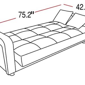 ISTIKBAL Multifunctional Furniture VISION Collection (Sofa Sleeper) DIEGO GRAY