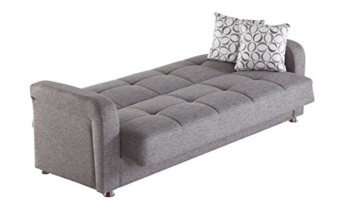 ISTIKBAL Multifunctional Furniture VISION Collection (Sofa Sleeper) DIEGO GRAY