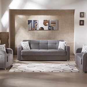 ISTIKBAL Multifunctional Furniture VISION Collection (Sofa Sleeper) DIEGO GRAY