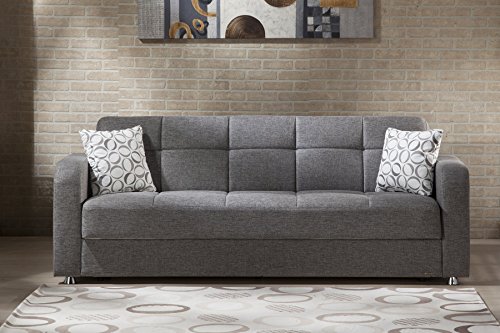 ISTIKBAL Multifunctional Furniture VISION Collection (Sofa Sleeper) DIEGO GRAY