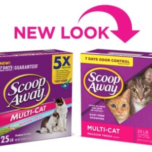 Scoop Away Complete Performance, Scented Multi-Cat Litter, 25 lbs, 4-Pack