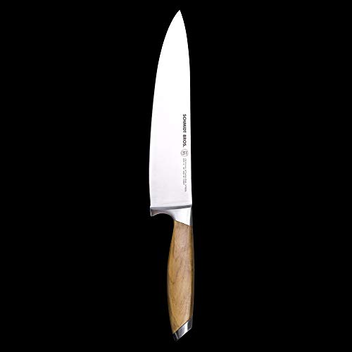 Schmidt Brothers - Bonded Teak, 8" Chef Knife, High-Carbon German Stainless Steel Cutlery