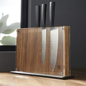 Schmidt Bros. Acacia Downtown Magnetic Knife Block Schmidt-22-Series, Up to 18-Piece