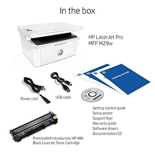 HP LaserJet Pro M29w Wireless All-in-One Color Laser Printer, Works with Alexa (Y5S53A)