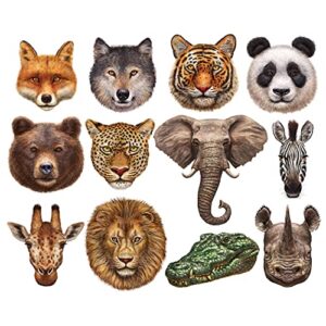 lpf wild animal: a collection of 12 mini shaped puzzles totaling 500 color coded pieces by artist: sergio botero, multi,0079zzo