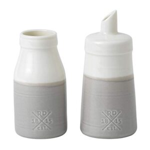 royal doulton coffee studio milk & sugar set, 4 oz, grey