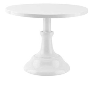 Grand Baker Cake Stand 10 inch Wedding Cake Tools Adjustable Height Fondant Cake Display Accessory for Party bakeware (White)