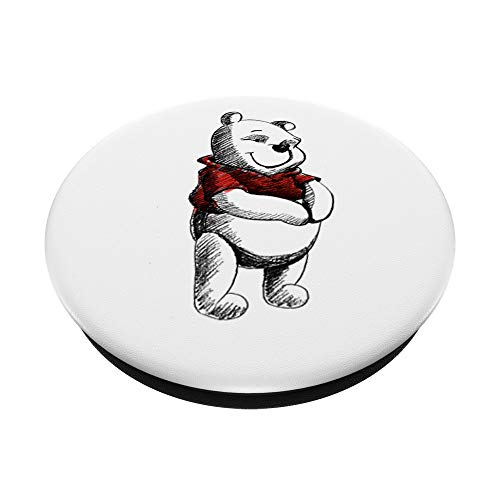 Disney Winnie The Pooh Sketch PopSocket PopSockets PopGrip: Swappable Grip for Phones & Tablets