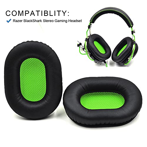 BlackShark Earpads - defean Replacement Ear Cushion Compatible with Razer BlackShark/ATH M40X / M50X / SteelSeries Arctis 1 3/5 / 7 / 9X & Pro Headphone