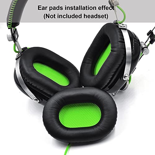 BlackShark Earpads - defean Replacement Ear Cushion Compatible with Razer BlackShark/ATH M40X / M50X / SteelSeries Arctis 1 3/5 / 7 / 9X & Pro Headphone