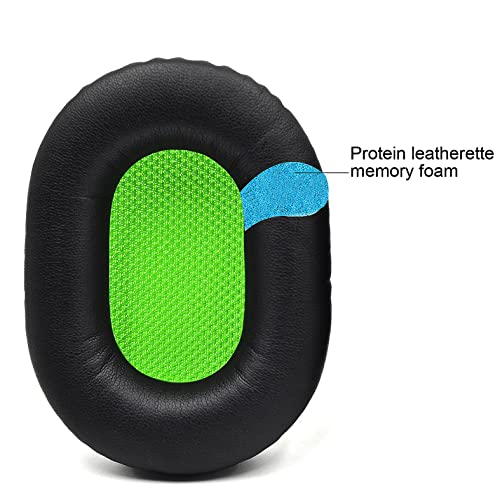 BlackShark Earpads - defean Replacement Ear Cushion Compatible with Razer BlackShark/ATH M40X / M50X / SteelSeries Arctis 1 3/5 / 7 / 9X & Pro Headphone